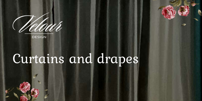 Curtains and drapes - | Velour design